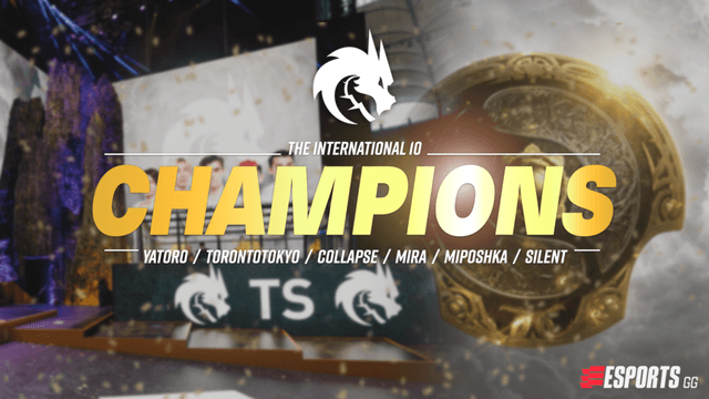 Underdogs Team Spirit are TI10 Champions, winning $18.2 MILLION ...