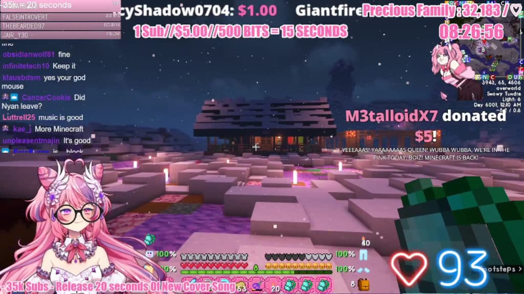 VTuber Ironmouse breaks the record for most-subbed woman streamer on ...