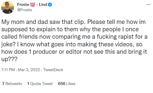 Risky 100T Quiplash YouTube video taken down after Froste complains ...