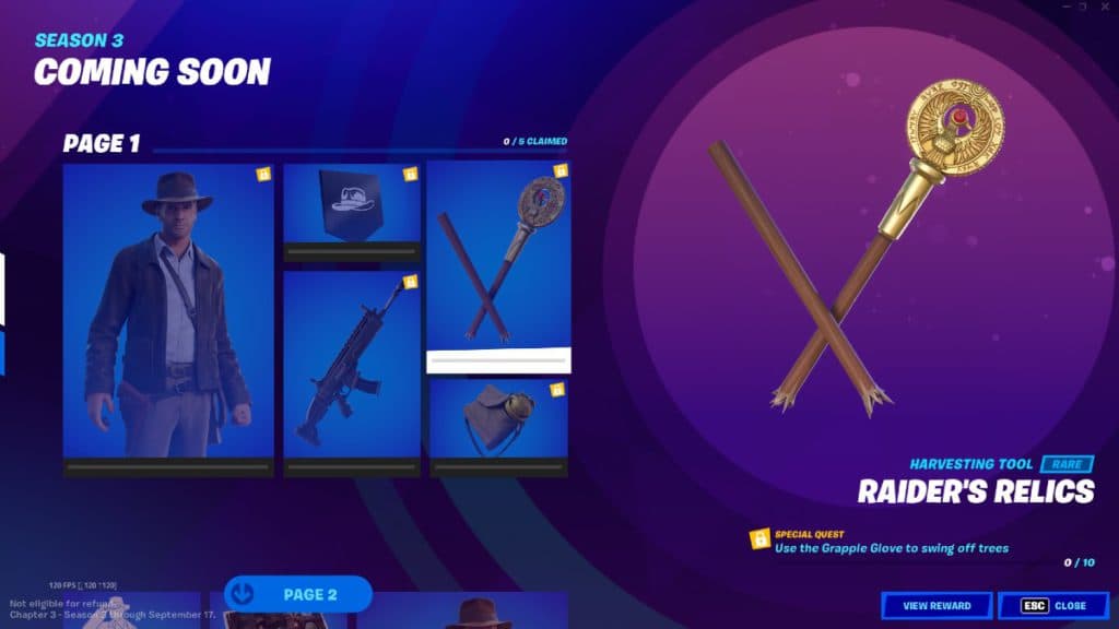 How to get Indiana Jones in Fortnite: All quests explained | esports.gg