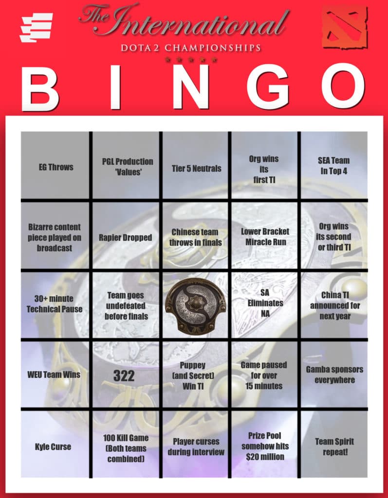 TI11 Bingo! download, rules, explanation | esports.gg