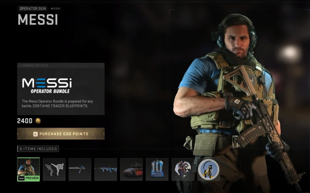 Call of Duty MWII’s Messi bundle has arrived with 8 brand new items ...