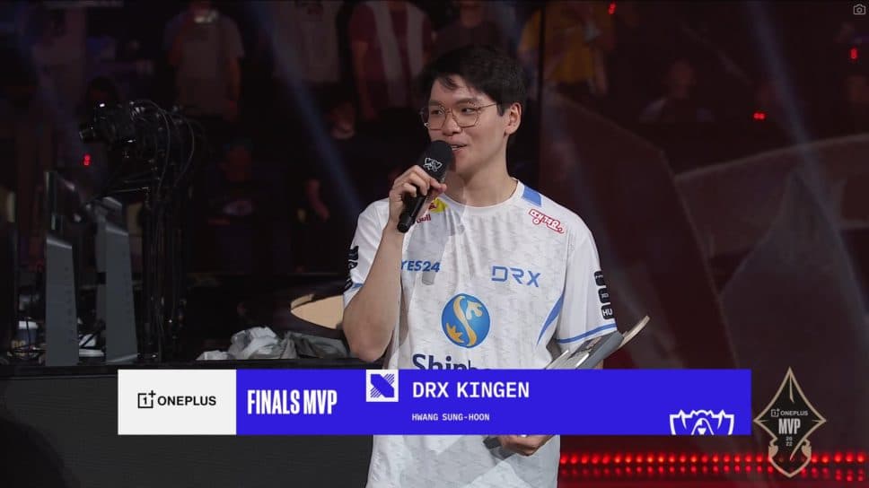 DRX Kingen named 2022 League of Legends Worlds finals MVP | Esports.gg
