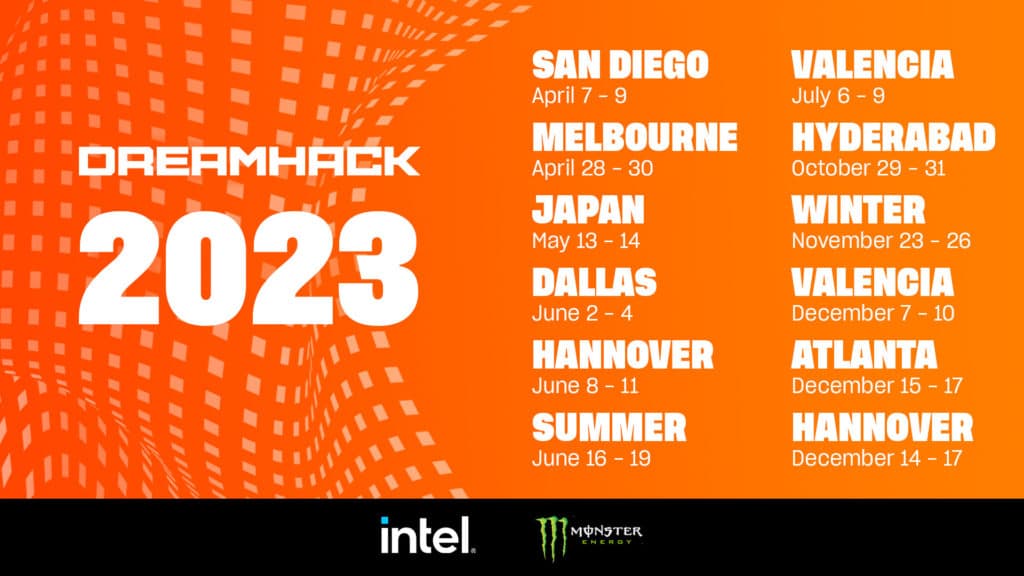 DreamHack festivals are coming to nine major cities in 2023, including ...
