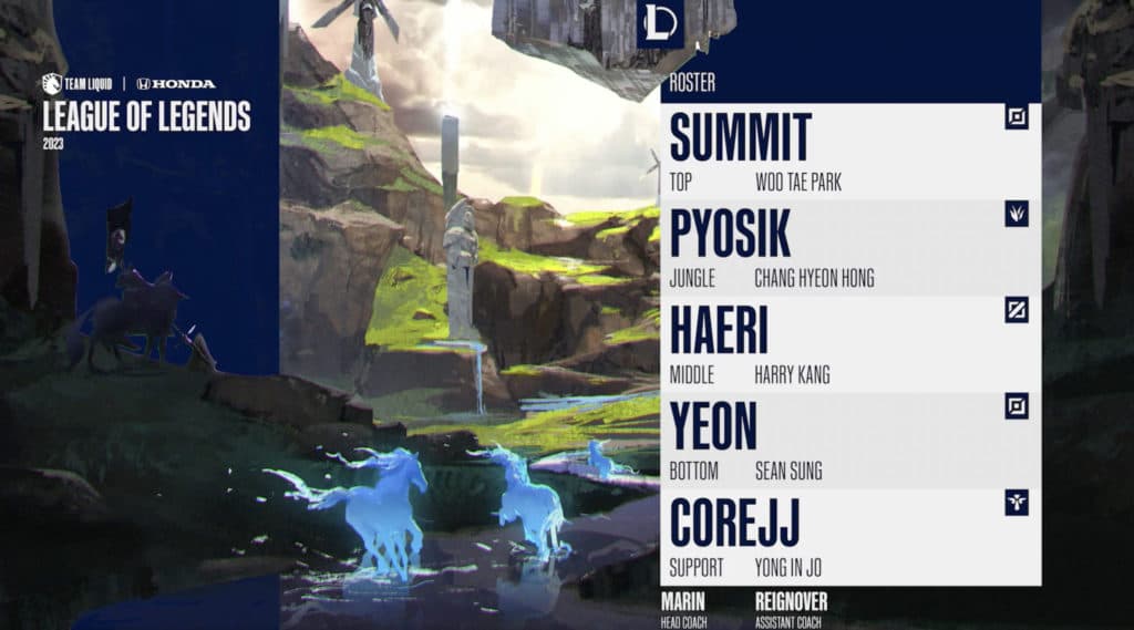 Team Liquid LCS 2023: a starting roster to challenge everyone | esports.gg