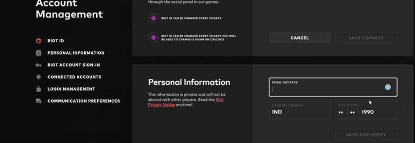 How to change your email in Valorant | esports.gg