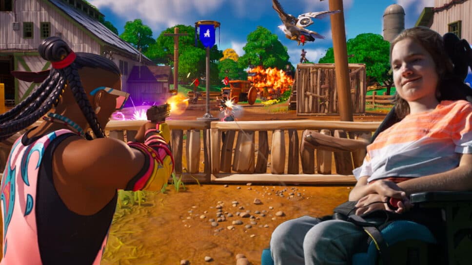 A young man with a rare spinal disease plays Fortnite with nothing but ...