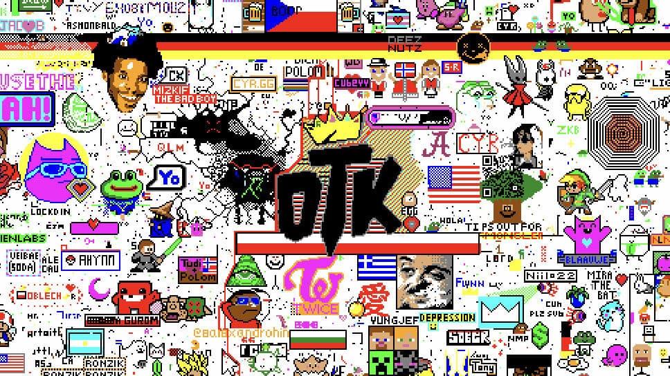 OTK is doing its own pixel canvas event on Twitch | Esports.gg