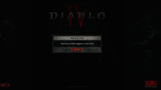 What is the Diablo IV beta error code 34203? » Esports | Esports.gg ...