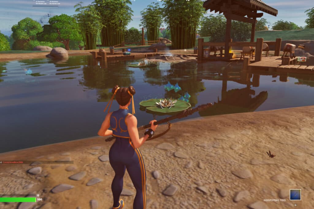 Where To Find A Lily Pad Tire And Air Vent In Fortnite Esports Gg