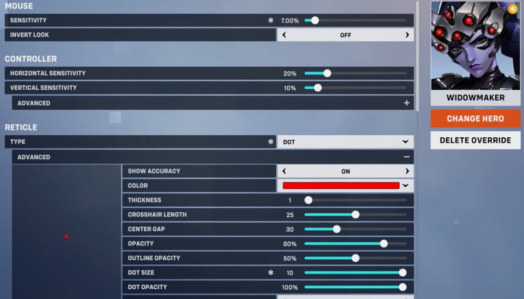 How to change the reticle in overwatch and improve your aim | Esports.gg