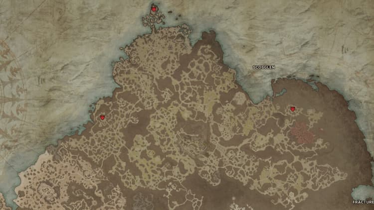 All Diablo 4 stronghold locations | Esports.gg