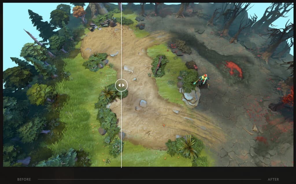 Dota 2’s new map rendering transforms the look of the game | Esports.gg
