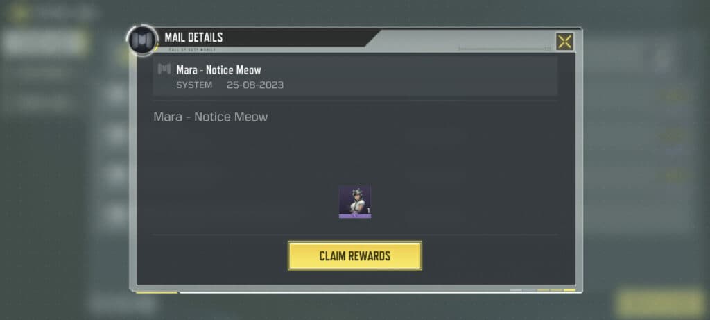How to unlock the CoD Mobile Mara Notice Meow skin | Esports.gg