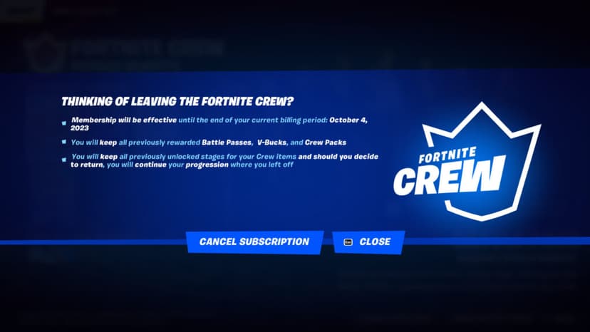 How to cancel Fortnite Crew » Esports | Esports.gg | esports.gg
