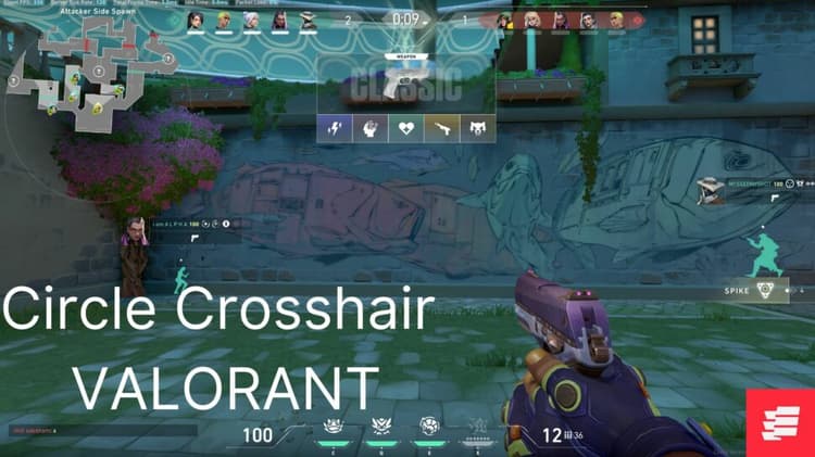 How to get VALORANT Circle Crosshair | Esports.gg