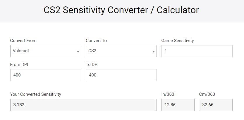 How to convert VALORANT sensitivity to CS2 | Esports.gg