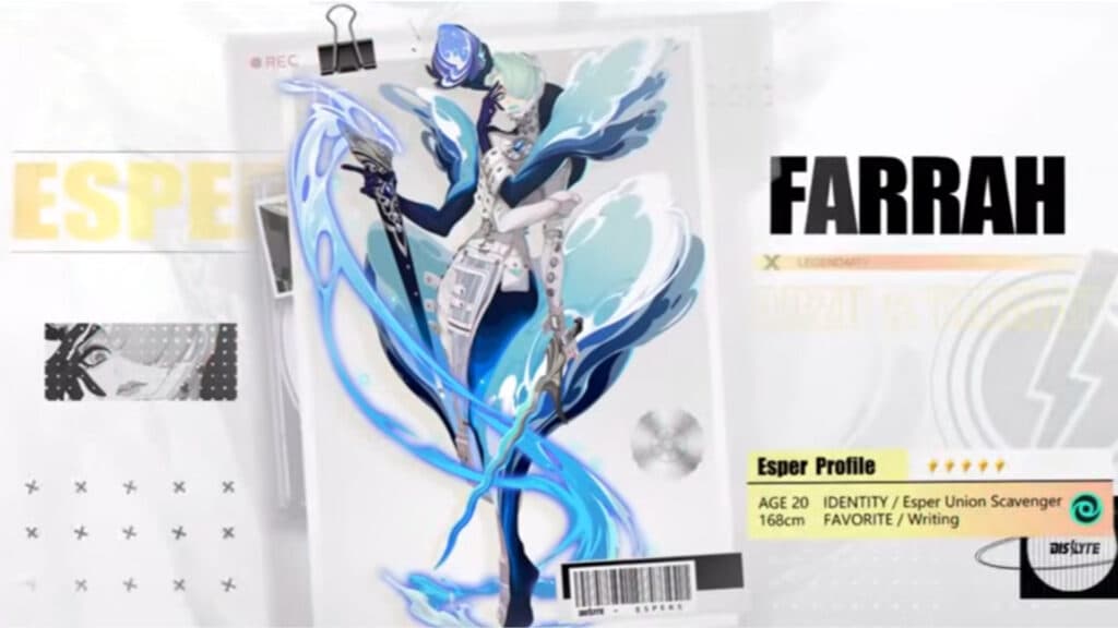 Dislyte Farrah quiz answers | Esports.gg