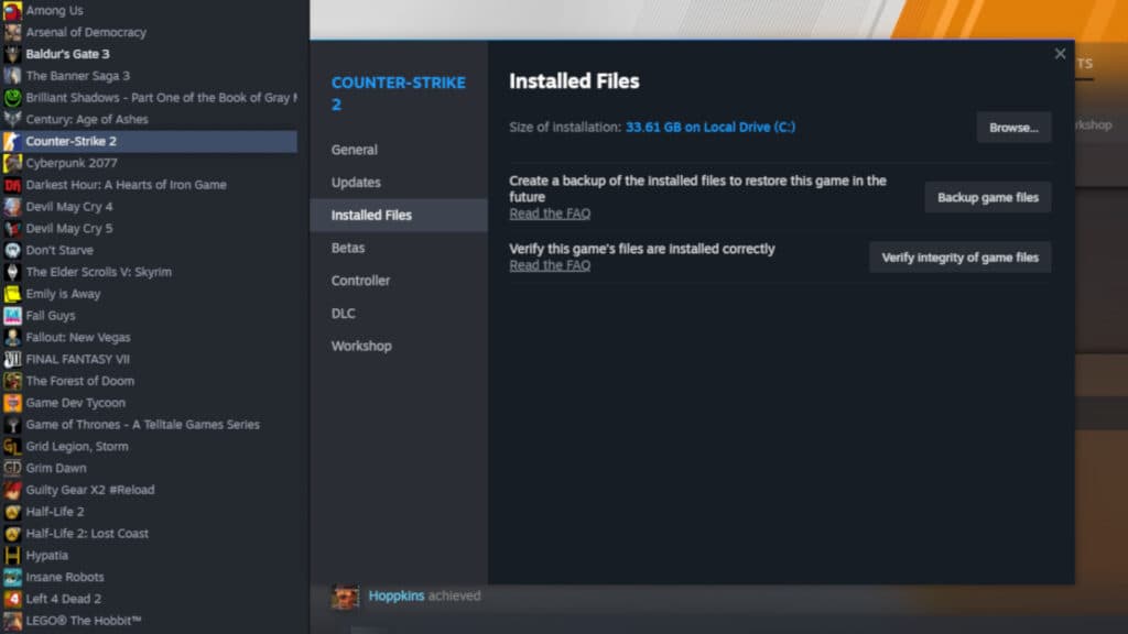 How to fix the CS2 “Unable to verify game session” error | esports.gg