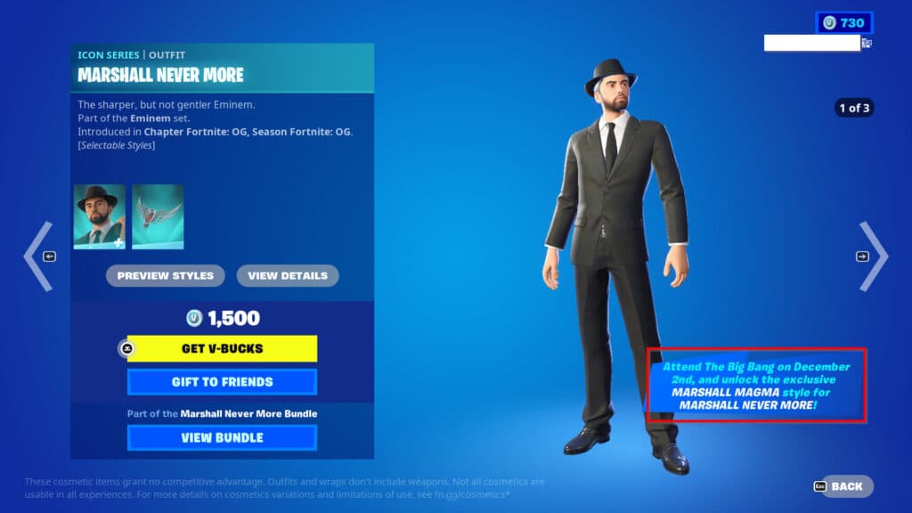 How to unlock the Eminem Marshall Magma alt style in Fortnite » Esports ...