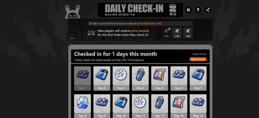 Zenless Zone Zero Daily Check-In Guide: How to Participate, All Rewards ...