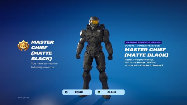 How to get the Matte Black Master Chief Fortnite skin | esports.gg