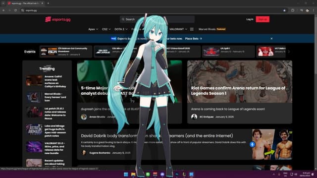 Free Desktop Mate app offers permanent Hatsune Miku companion for $15 ...