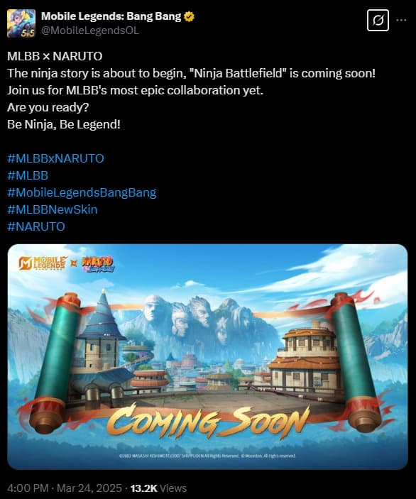 MLBB x Naruto collaboration event officially confirmed » Esports ...