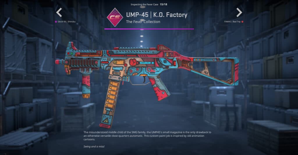 All CS2 skins in the Fever Case | esports.gg