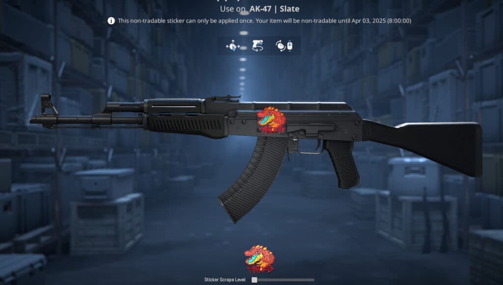 How do you scrape Stickers in CS2? | esports.gg