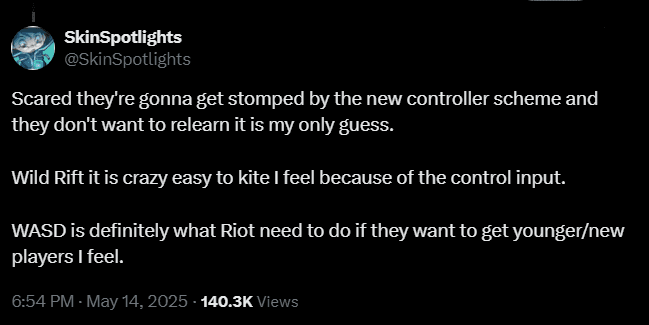 Massive League of Legends gameplay change as WASD control scheme is ...