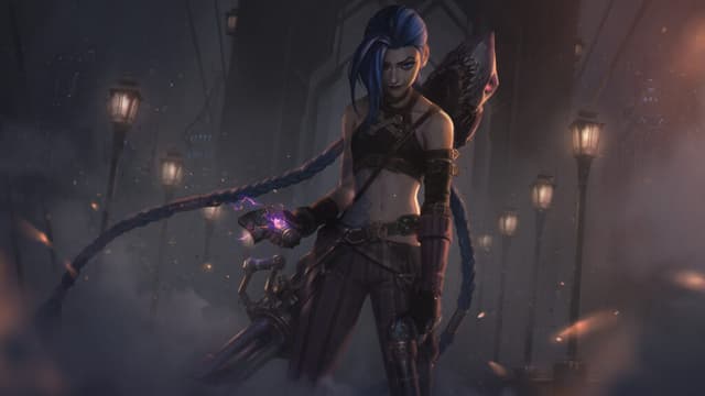 All the changes to the Exalted Arcane Fractured Jinx skin | esports.gg