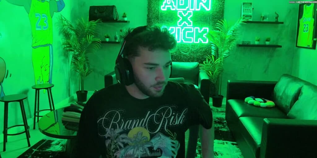 Adin Ross starts streaming on Twitch and calls out Kick, criticizing ...