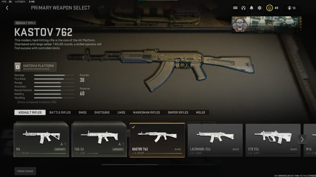 The best build to use on the Kastov 762 assault rifle in MW2 | Esports.gg