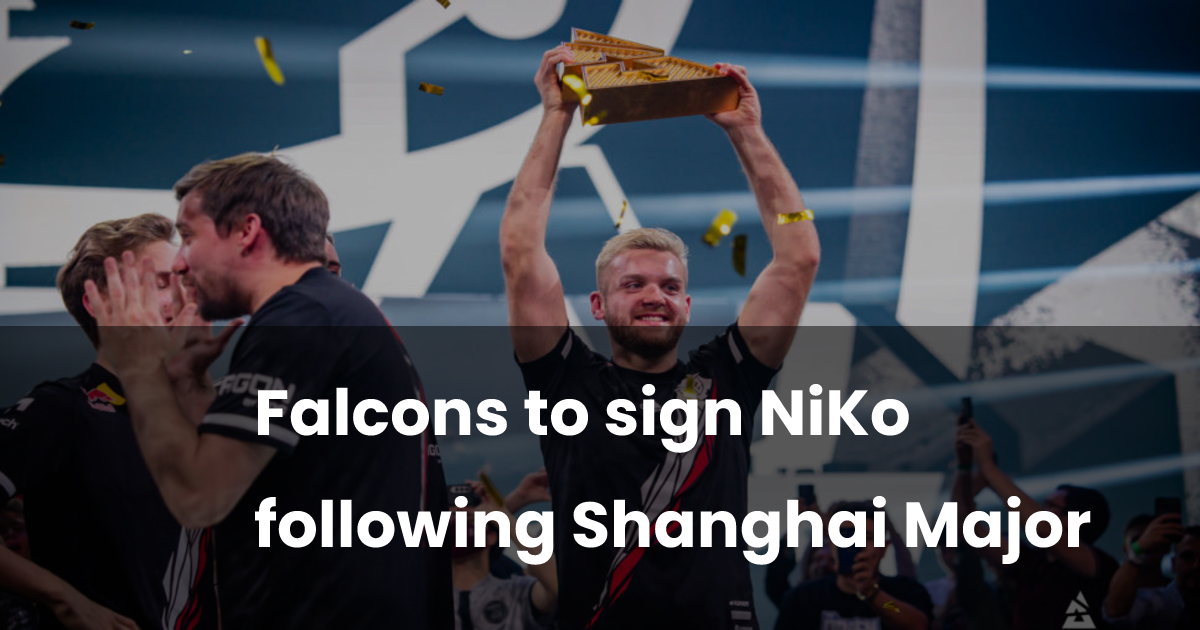 Falcons to sign NiKo following Shanghai Major | esports.gg