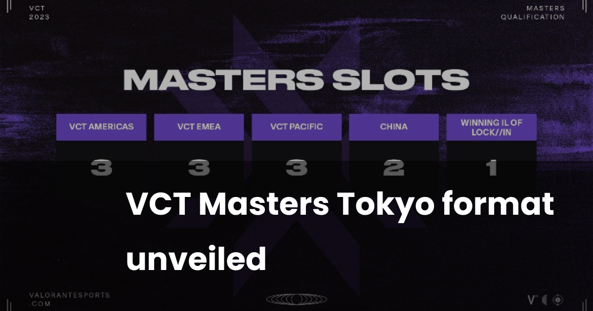 VCT Masters Tokyo format unveiled | esports.gg