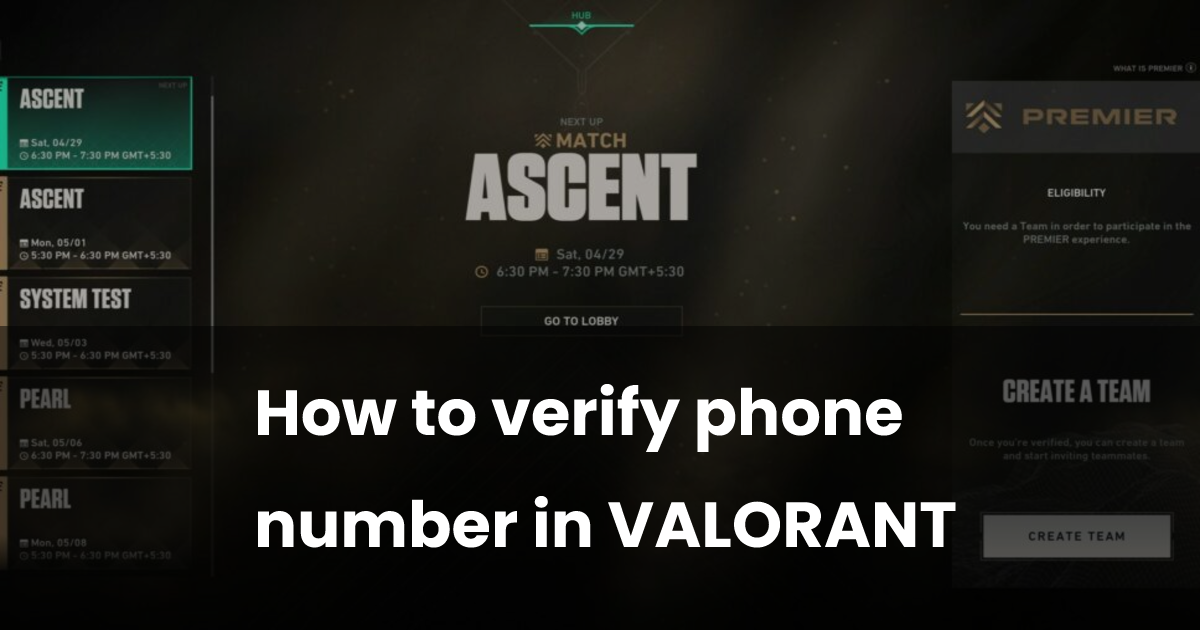 How to verify phone number in VALORANT | esports.gg