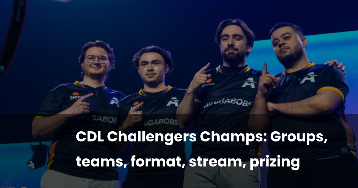 CDL Challengers Champs: Groups, teams, format, stream, prizing | esports.gg