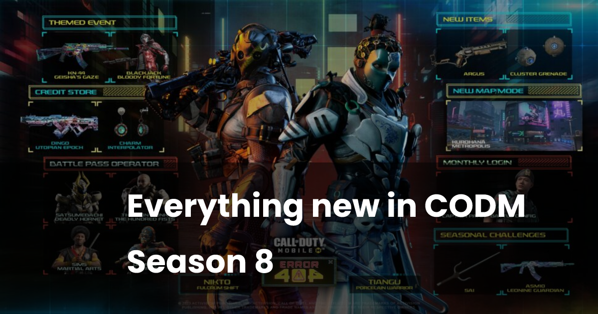 Everything new in CODM Season 8 | esports.gg