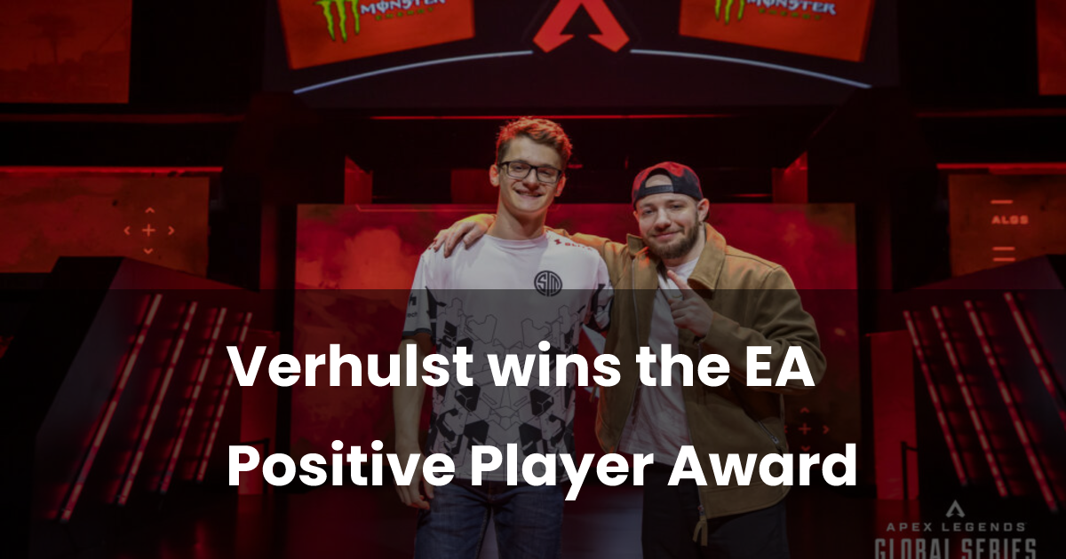 Verhulst wins the EA Positive Player Award | esports.gg