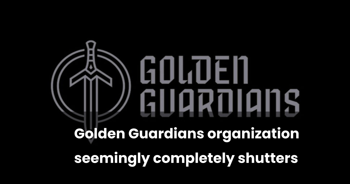 Golden Guardians organization seemingly completely shutters | esports.gg