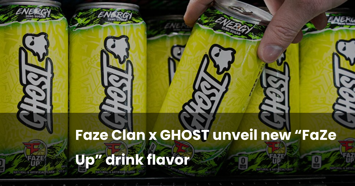 Faze Clan x GHOST unveil new “FaZe Up” drink flavor | esports.gg