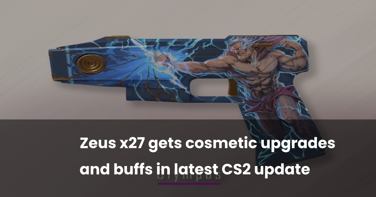 Zeus x27 gets cosmetic upgrades and buffs in latest CS2 update | esports.gg
