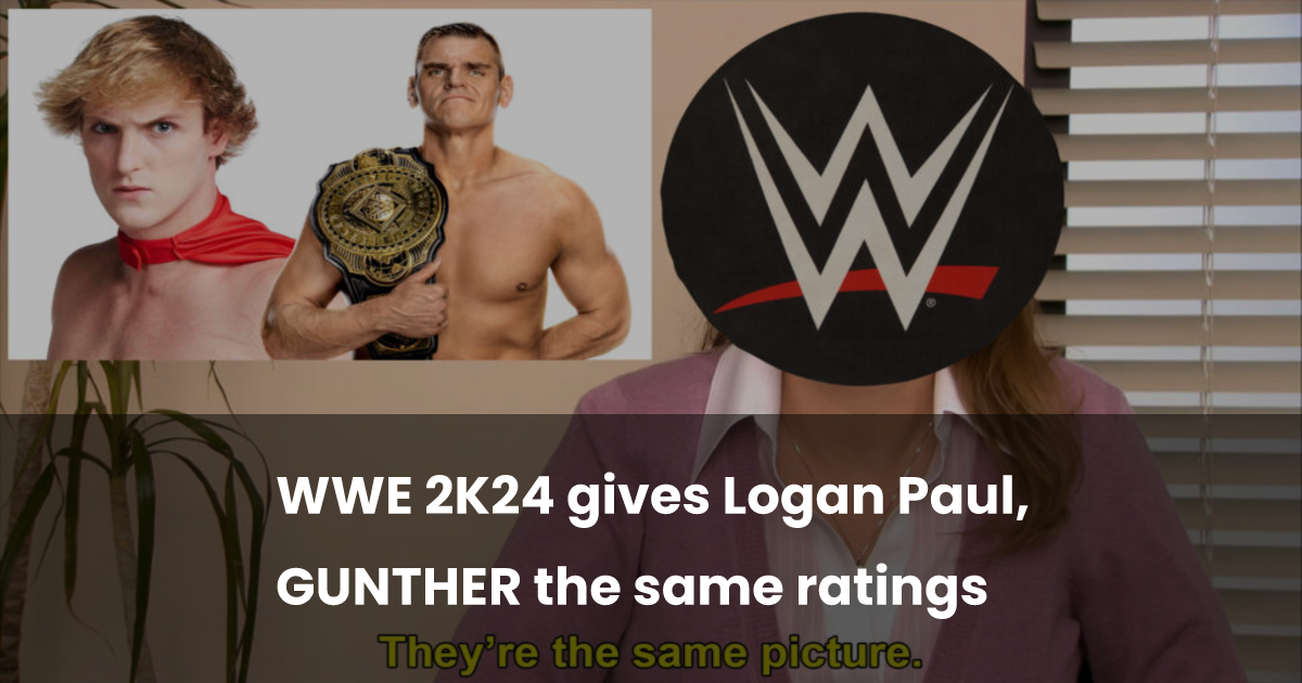 WWE 2K24 gives Logan Paul, GUNTHER the same ratings | esports.gg