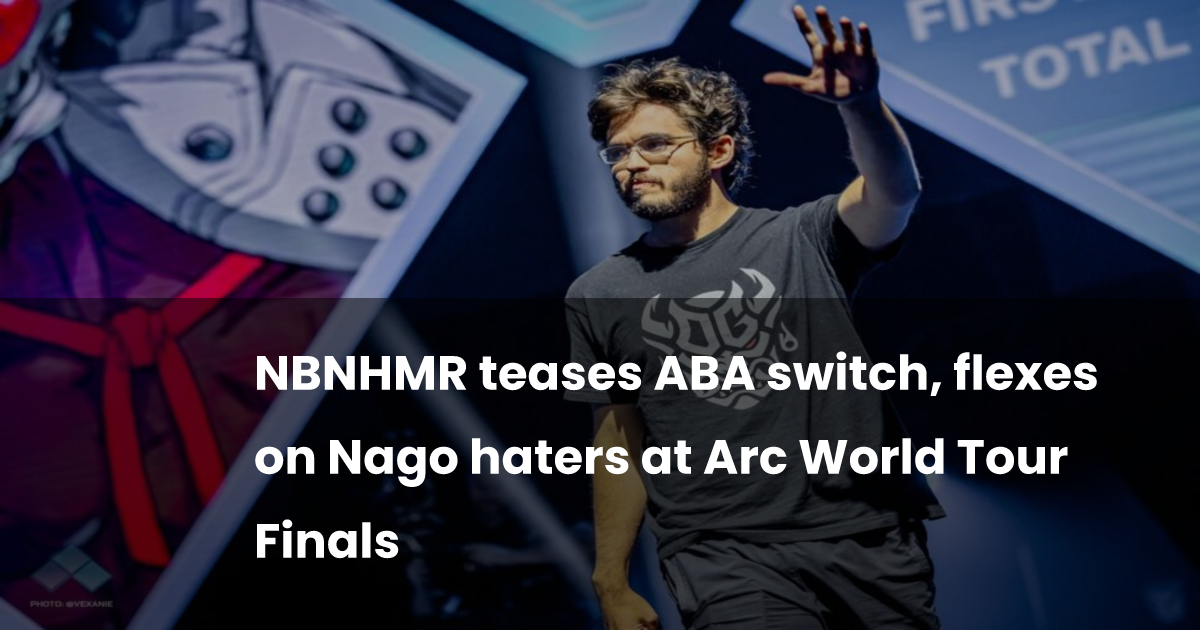 NBNHMR teases ABA switch, flexes on Nago haters at Arc World Tour ...