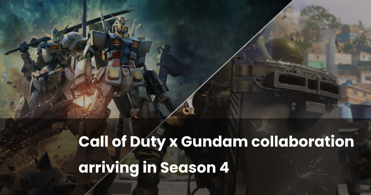 Call of Duty x Gundam collaboration arriving in Season 4 | esports.gg