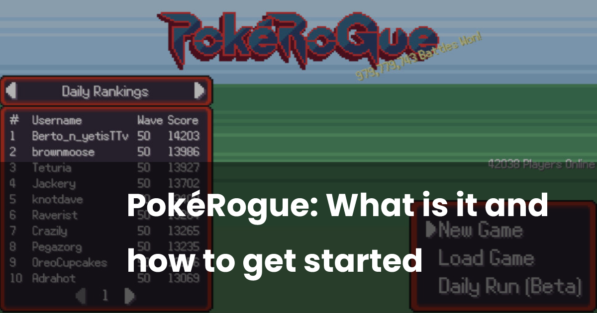 PokéRogue: What is it and how to get started | esports.gg