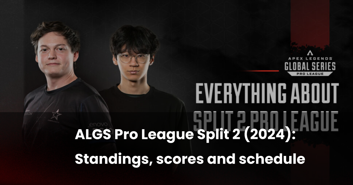 ALGS Pro League Split 2 (2024): Standings, scores and schedule | esports.gg