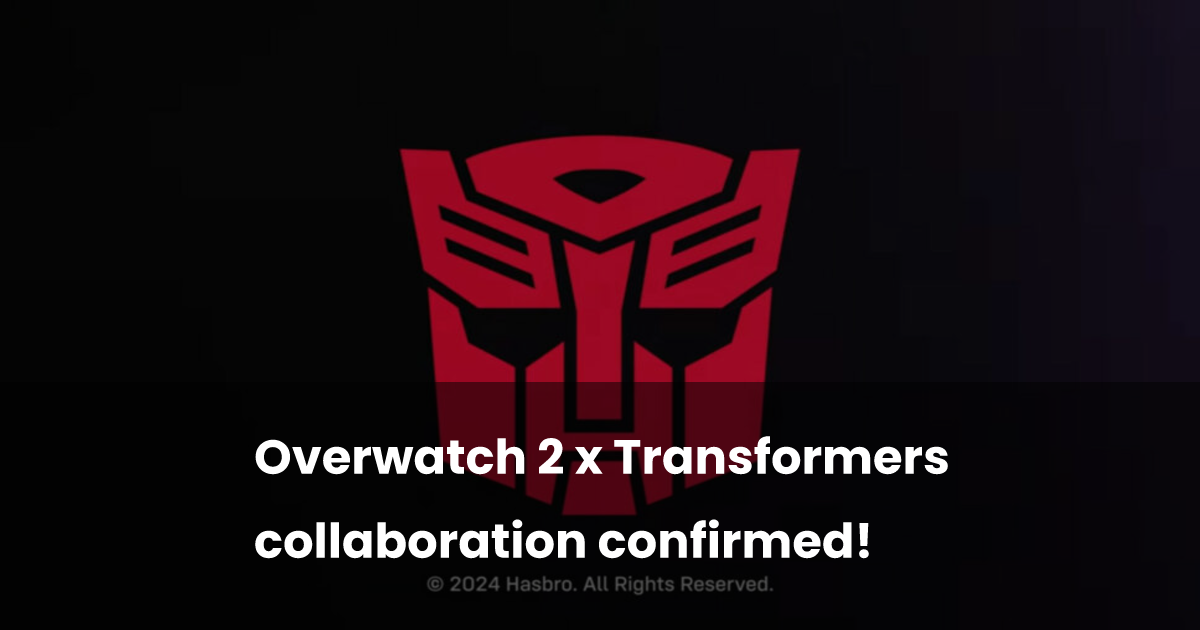 Overwatch 2 x Transformers collaboration confirmed! | esports.gg