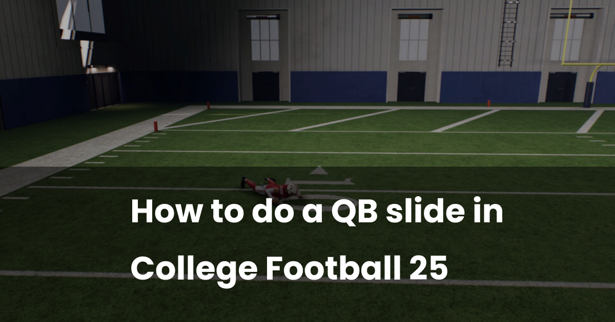 How to do a QB slide in College Football 25 | esports.gg